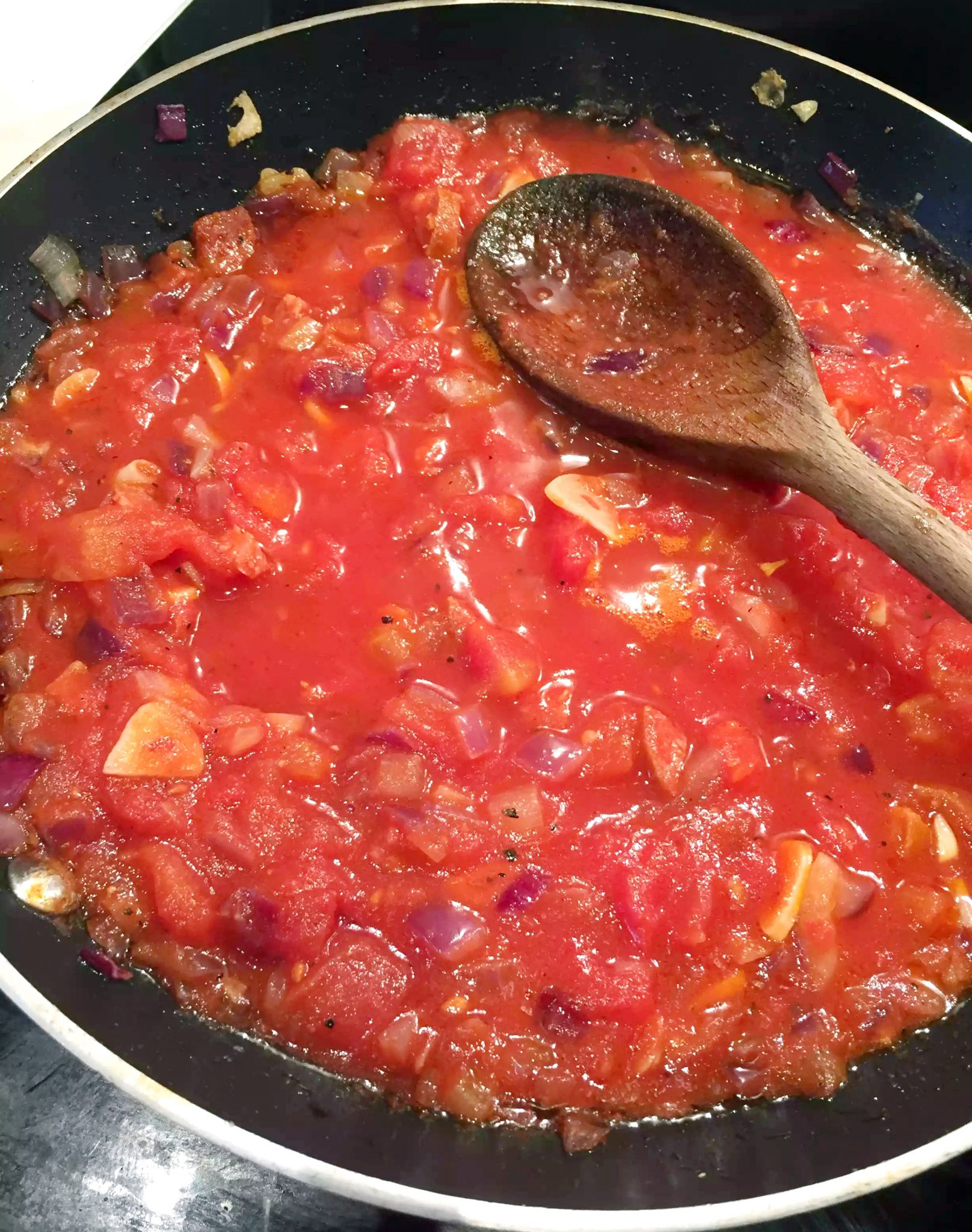 Pan Fried Cod with Tomato Chorizo Cassoulet - Emma Eats & Explores