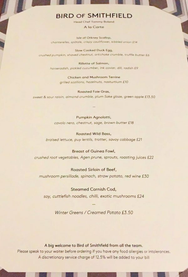 Bird Of Smithfield - Smithfield Market, London - Emma Eats & Explores