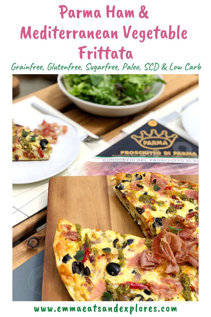 Mediterranean Vegetable & Parma Ham Frittata - Emma Eats & Explores