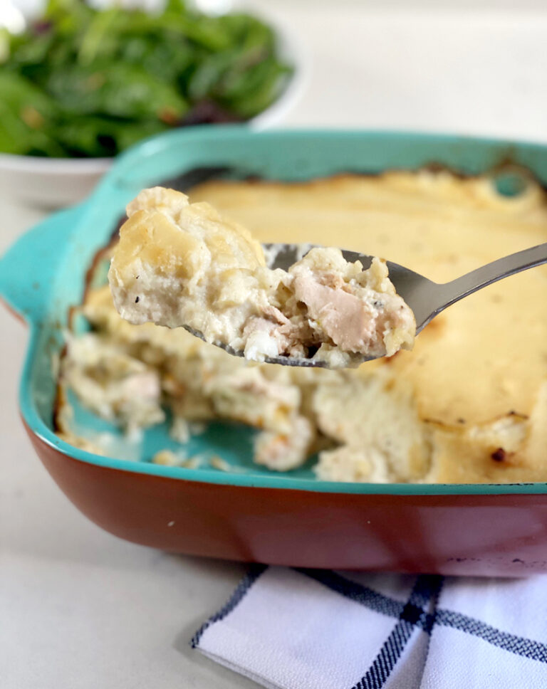 Grainfree Fish Pie with Cauliflower Mash - Emma Eats & Explores